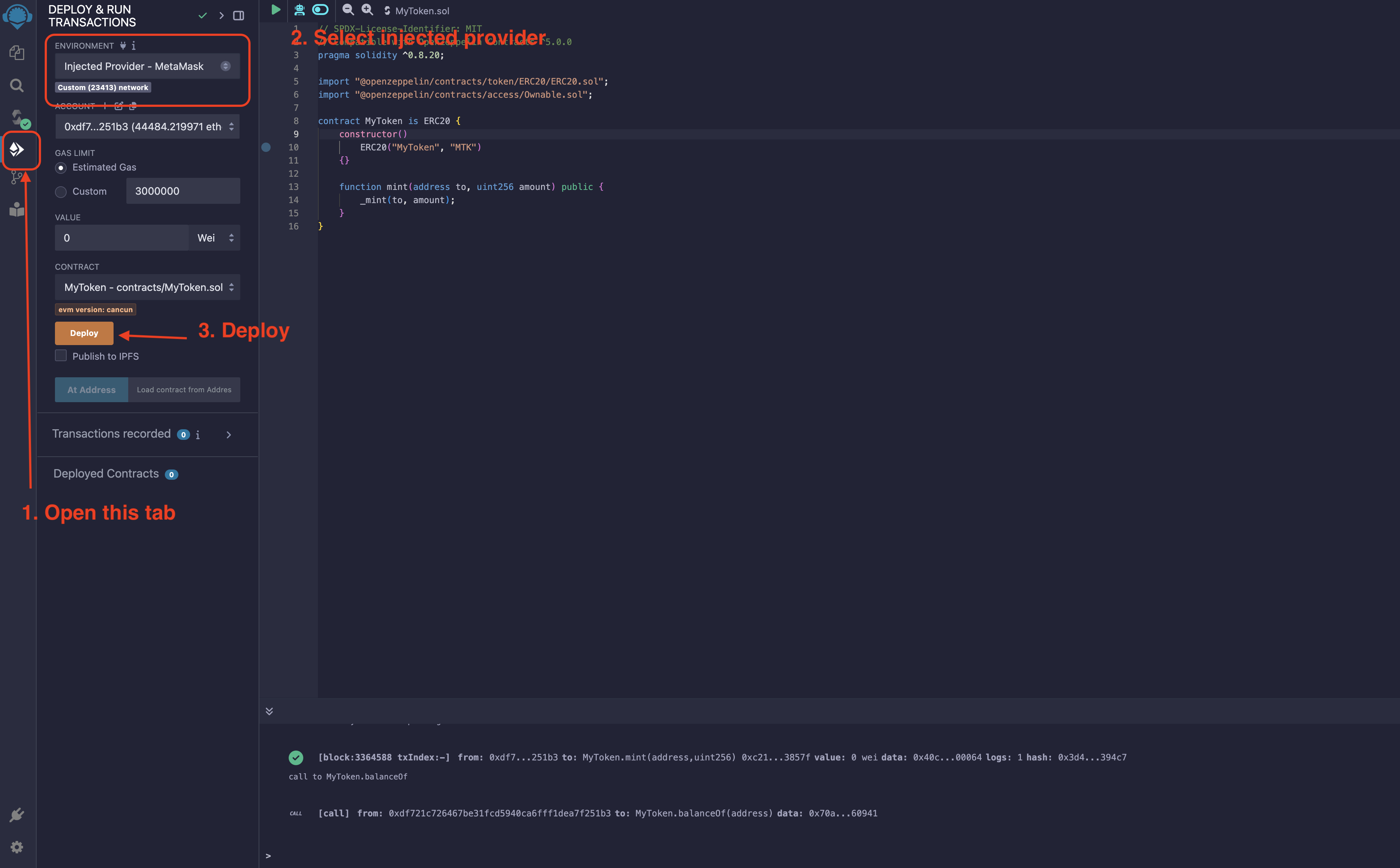 ChainLab - Deploy Your First Smart Contract